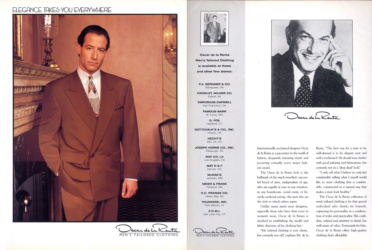 Oscar de la Renta - 1992 Spring/Summer - Database & Blog about classic ...