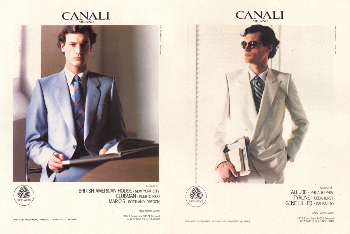 Canali - 1983 Spring/Summer - Database & Blog about classic and stylish ...