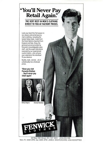 Fenwick - 1987 Fall/Winter - Database & Blog about classic and stylish ...