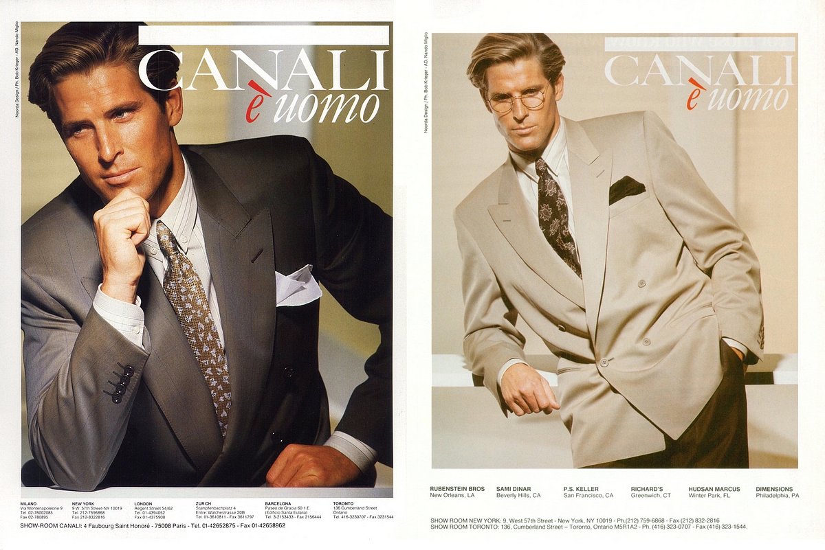 Canali - 1990 Spring/Summer - Database & Blog about classic and stylish ...